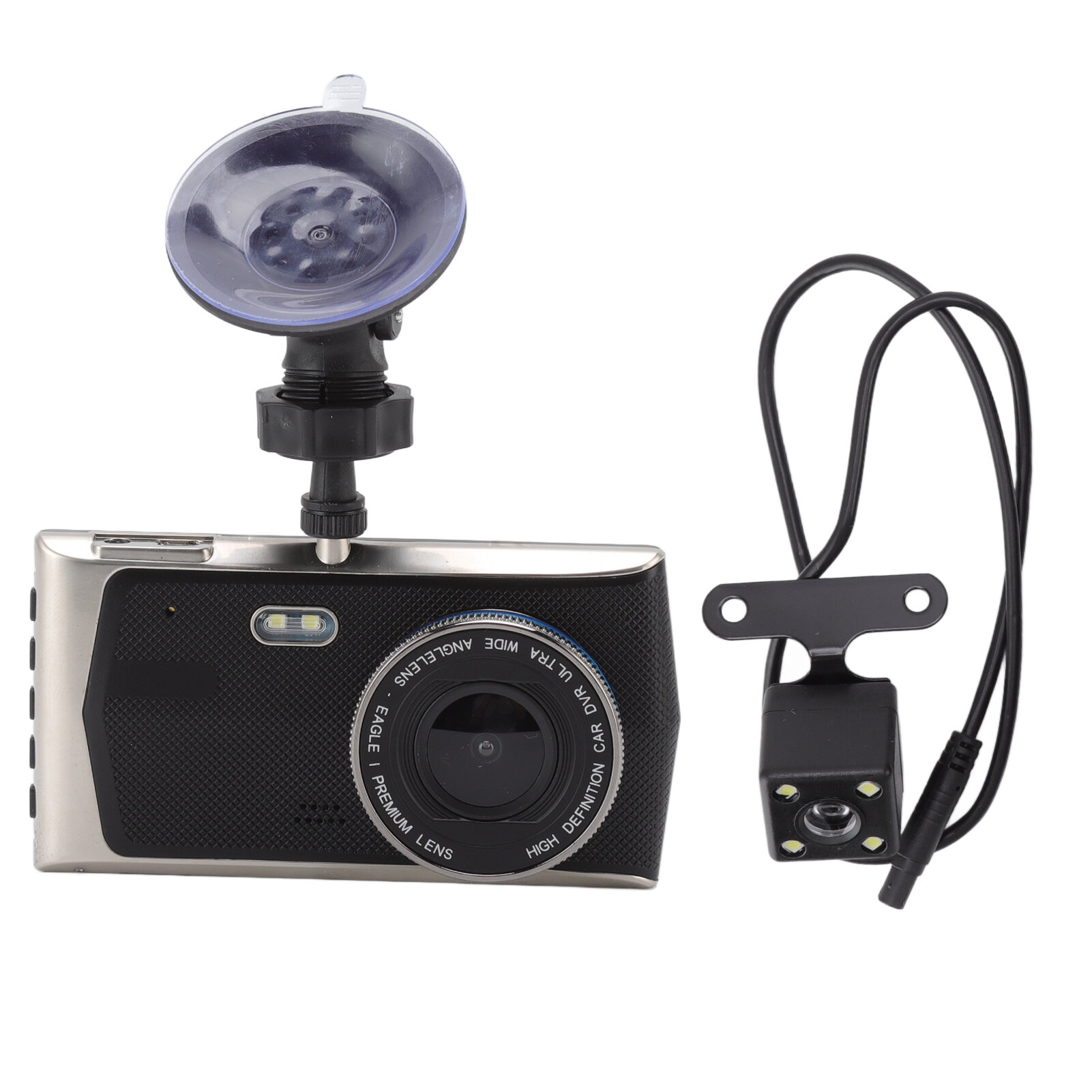 Видеорегистратор с двойной линзой HD, запись в цикле, обнаружение движения, камера для автомобилей, до 1080P, поддержка до 32ГБ