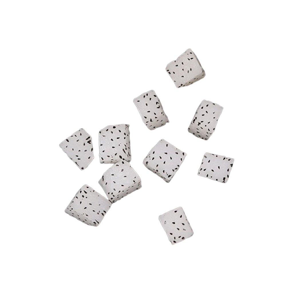 1 упаковка из 10 штук, имитационная модель фруктов, фруктовый блок white heart dragon