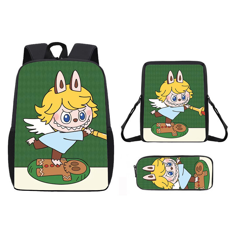 Рюкзак, сумка, пенал для школьников, мультяшный, shoulder bag, pencil case, student bag