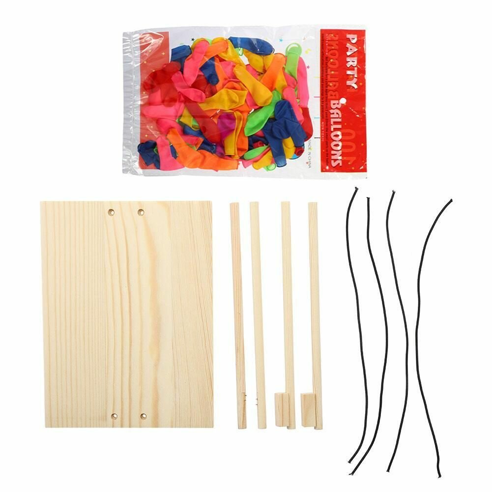 Деревянная игра для двоих с воздушными шарами, битва бамбуковых человечков для вечеринок