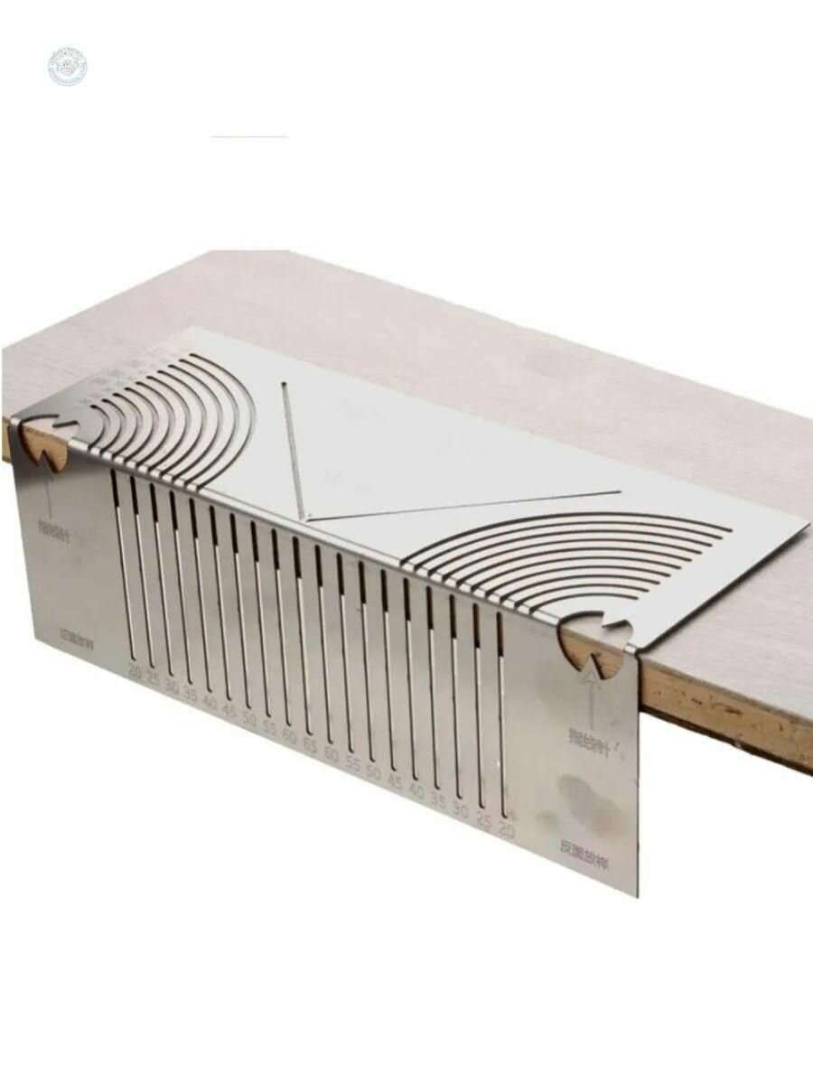 Линейка-разметчик для квадратных труб из нержавеющей стали, 20 100 мм, точная разметка под углом 90 , универсальный металлический угольник для сварки и строительных работ