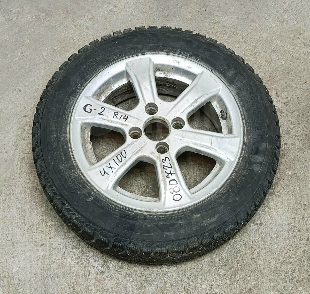 Диск литой R14 VW Golf 2 (4x100, DIA: 60)