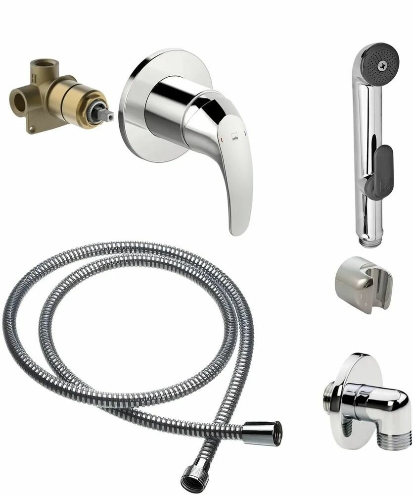 Гигиенический душ Oras Polara 1488 со смесителем, с внутренней частью