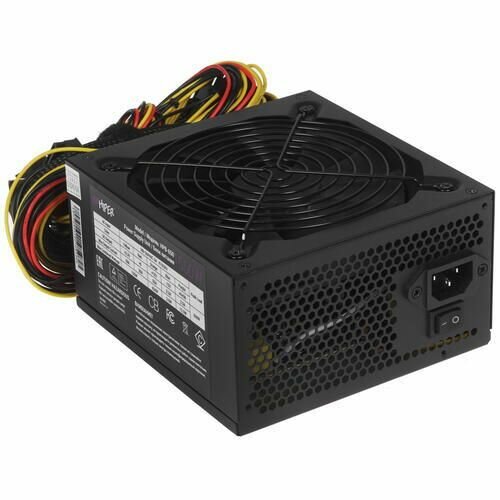 Блок питания HIPER HPB-650 (HPB-650) черный - 650 Вт, 80+Bronze, EPS12V, APFC, 20 + 4 pin, 4+4 pin CPU, 5 SATA, 6+2 pin x2 PCI-E