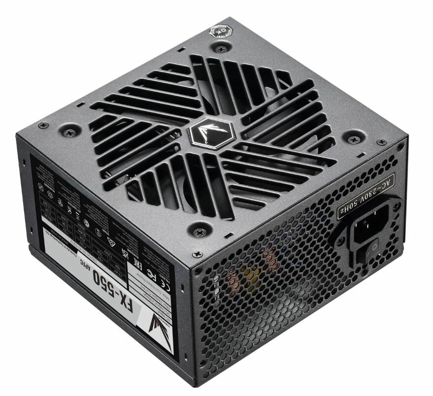 Блок питания Formula FX-550 (FX-550) черный - 550 Вт, ATX 20+4 пин, 4 pin + 4 pin CPU, 4 SATA, 1 x 6+2 pin PCI-E