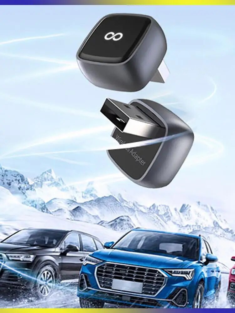 Беспроводная Android Auto Carplay Box/адаптер Carplay AI Box Auto Connect Smart USB-ключ для iPhone и Android заводские проводные автомобили