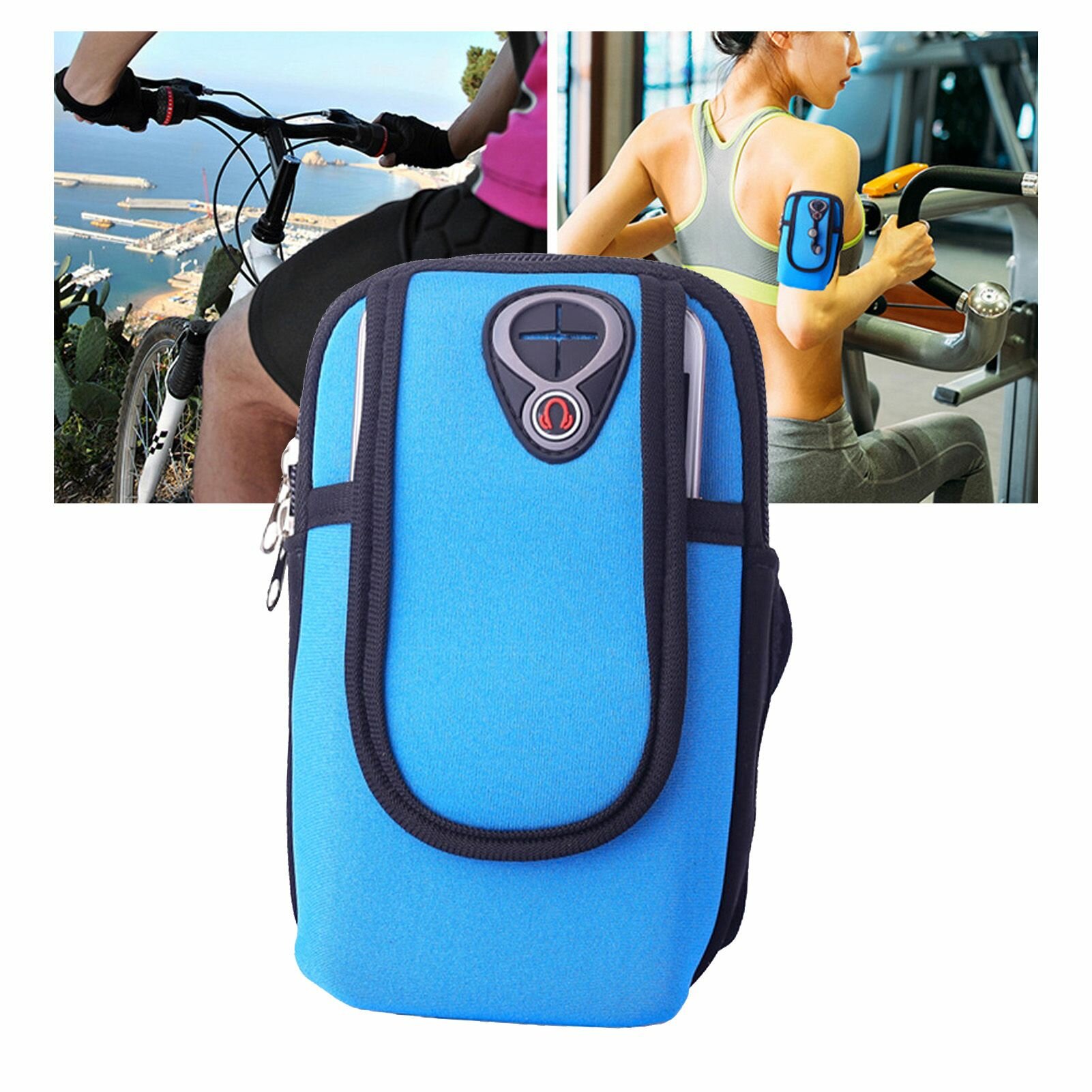 Держатель для телефона для бега, водонепроницаемая повязка на руку, спортивная повязка на руку, чехол для сотового телефона для пеших прогулок, езды на велосипеде, прогулок