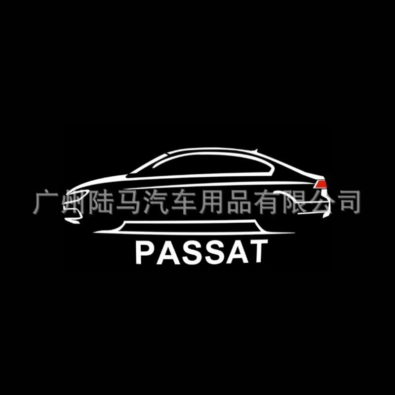 Штатная подсветка дверей с логотипом Volkswagen Passat (Фольксваген Пассат), фабричное производство