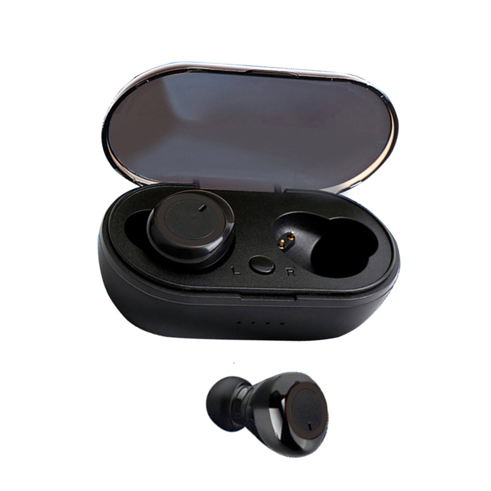 Наушники-вкладыши Y50 True Wireless Bluetooth 5.3 с сенсорным управлением, микрофоном, спортивные наушники, чехол для зарядки 450 мА ч