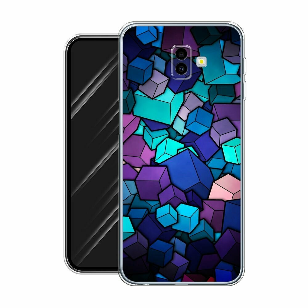 Чехол на Samsung Galaxy J6 + / Самсунг Галакси J6 Плюс 2018 с принтом Геометрия 5 — фото 1