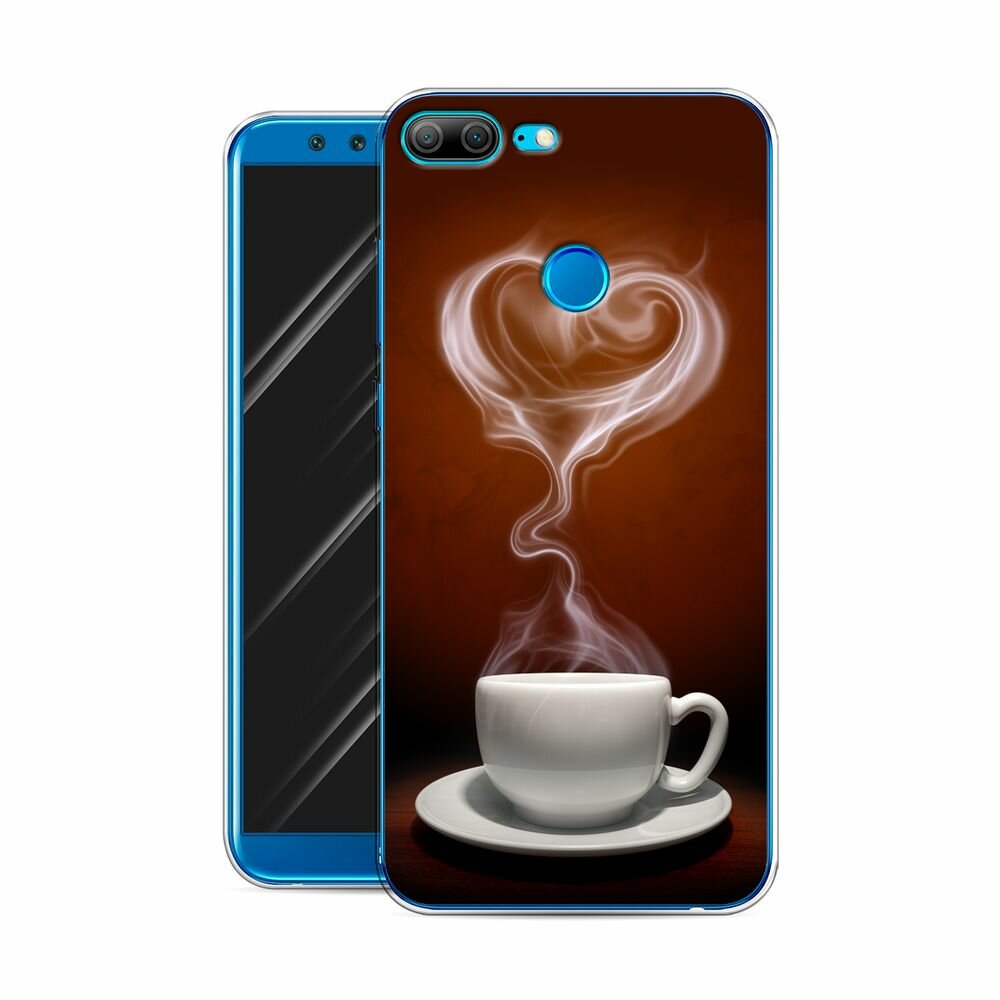 Чехол на Honor 9 Lite / Хонор 9 Лайт с принтом "Кофейная любовь" — фото 1