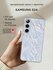 Чехол на Samsung Galaxy S24 / Самсунг S24 с принтом "Сиреневый мрамор"