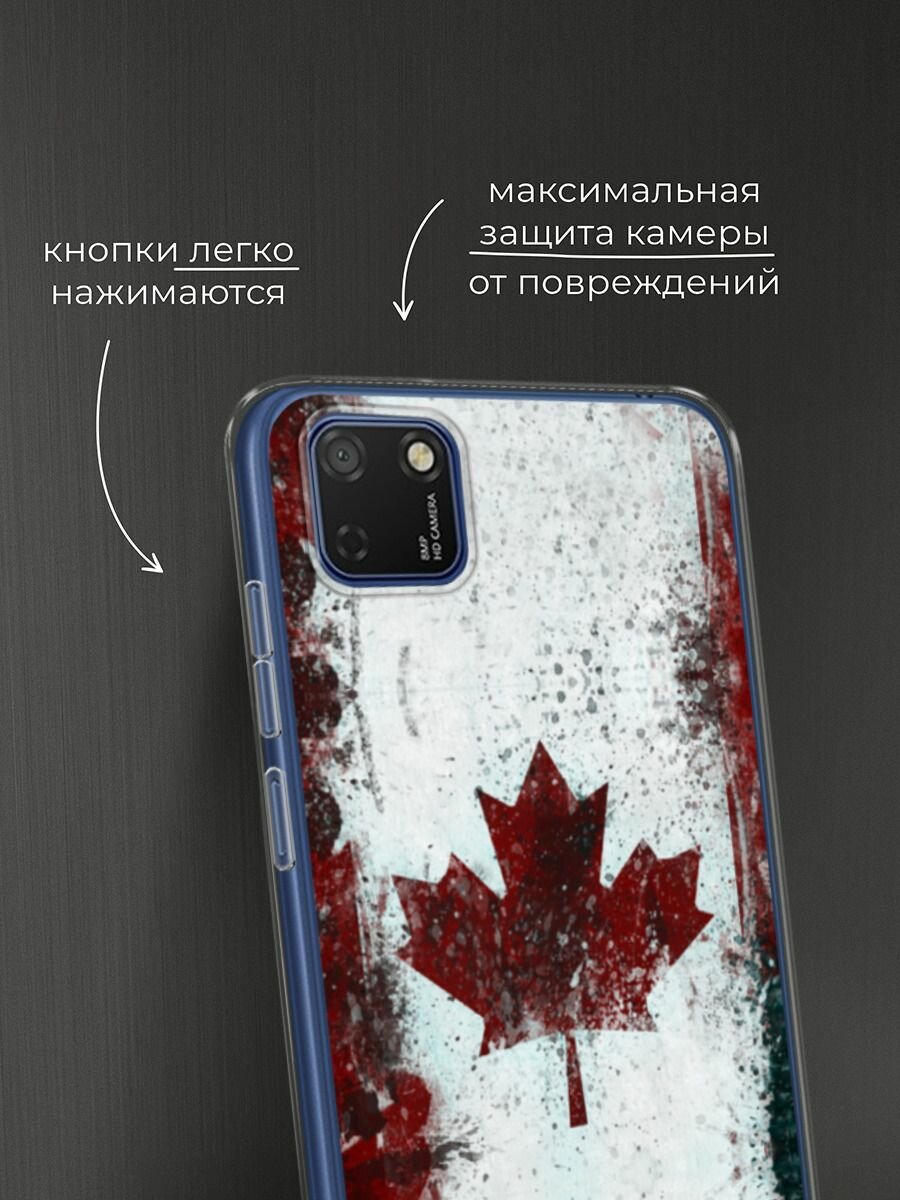 Чехол на Honor 9S/Huawei Y5p / Хонор 9S/Хуавей Y5p с принтом "Канада" — фото 1