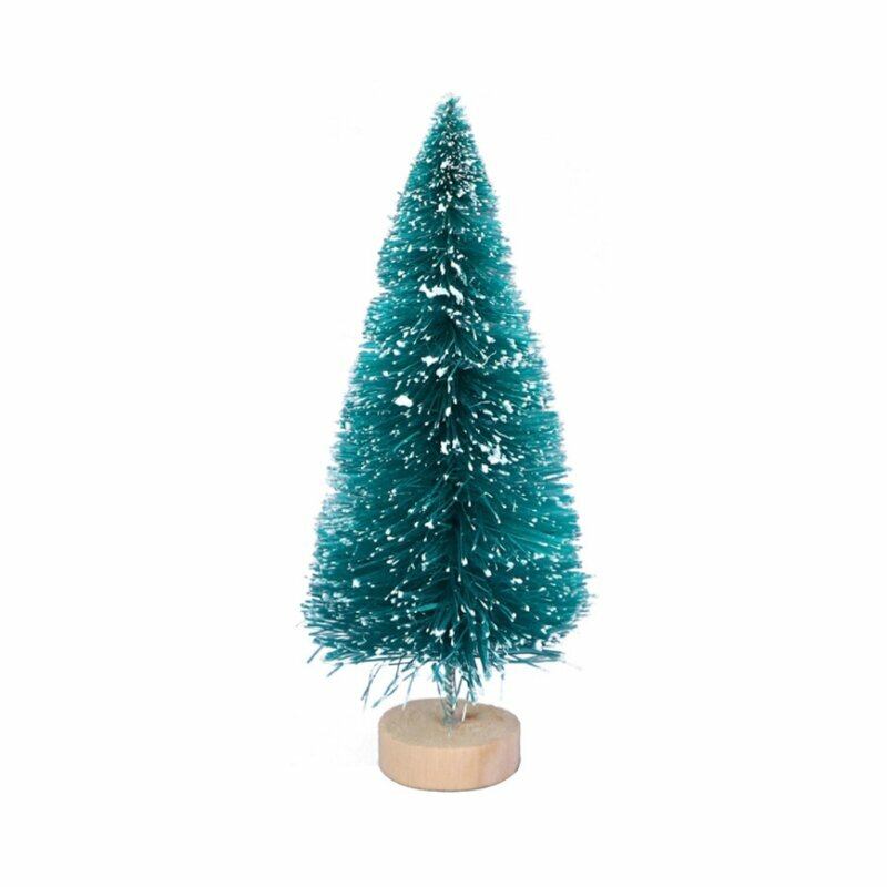 1/12 Scale Dollhouse Christmas Tree Miniature Ornament DIY Fairy Garden Decoration Mini for Doll House Accessories Supplies