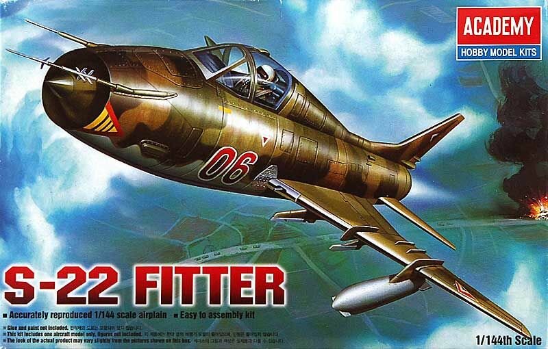 Academy 12612 1/144 SU-22 Fitter Модель сборки самолёта