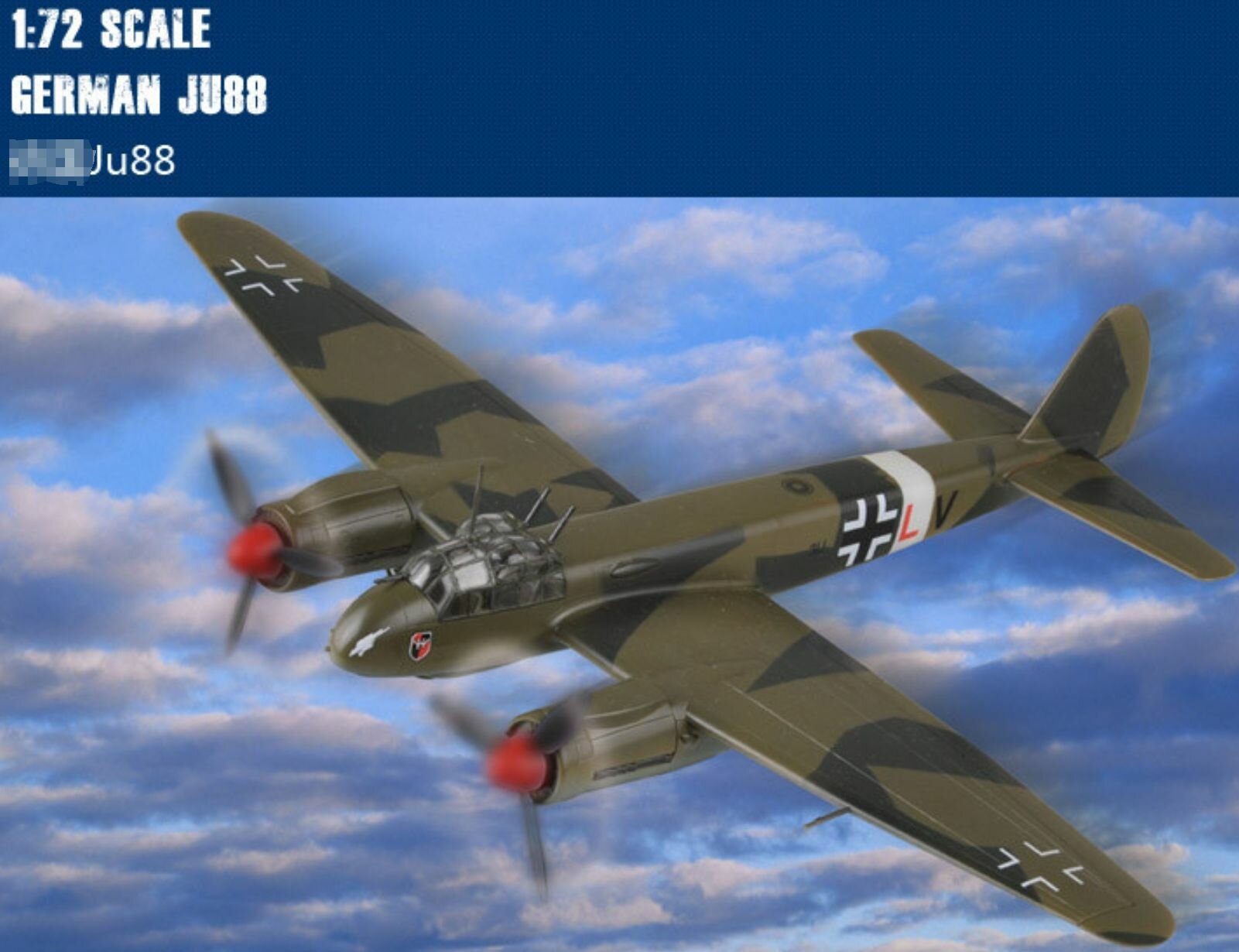 Hobby boss 80297 1/72 WW2 Немецкий Ju88 сборная модель самолета