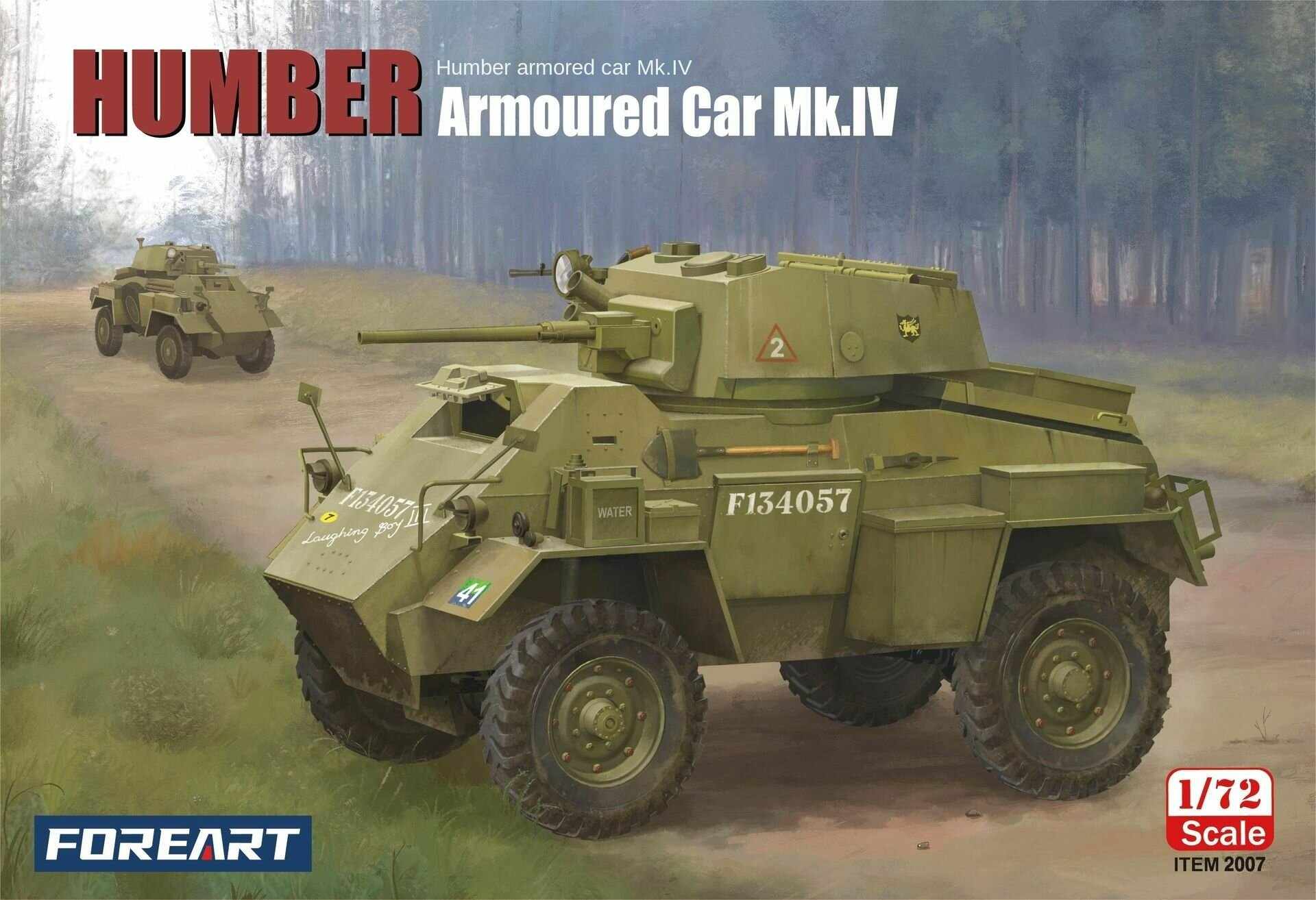 Fore Art 2007 1/72 Scale Humber Модельный комплект бронетранспортера Mk.IV