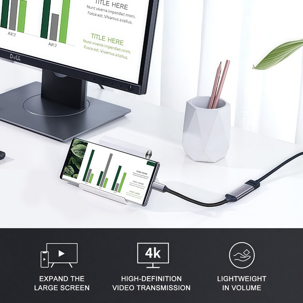 Адаптер DisplayPort–USB-C — фото 1