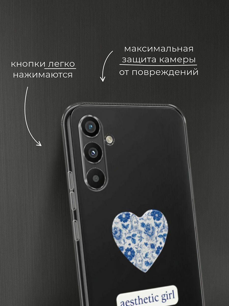 Чехол на Samsung Galaxy A34 / Самсунг A34 с принтом "Aesthetic girl" — фото 1