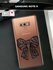 Чехол на Samsung Galaxy Note 9 / Самсунг Галакси Нот 9 с принтом "Черный сетчаты...