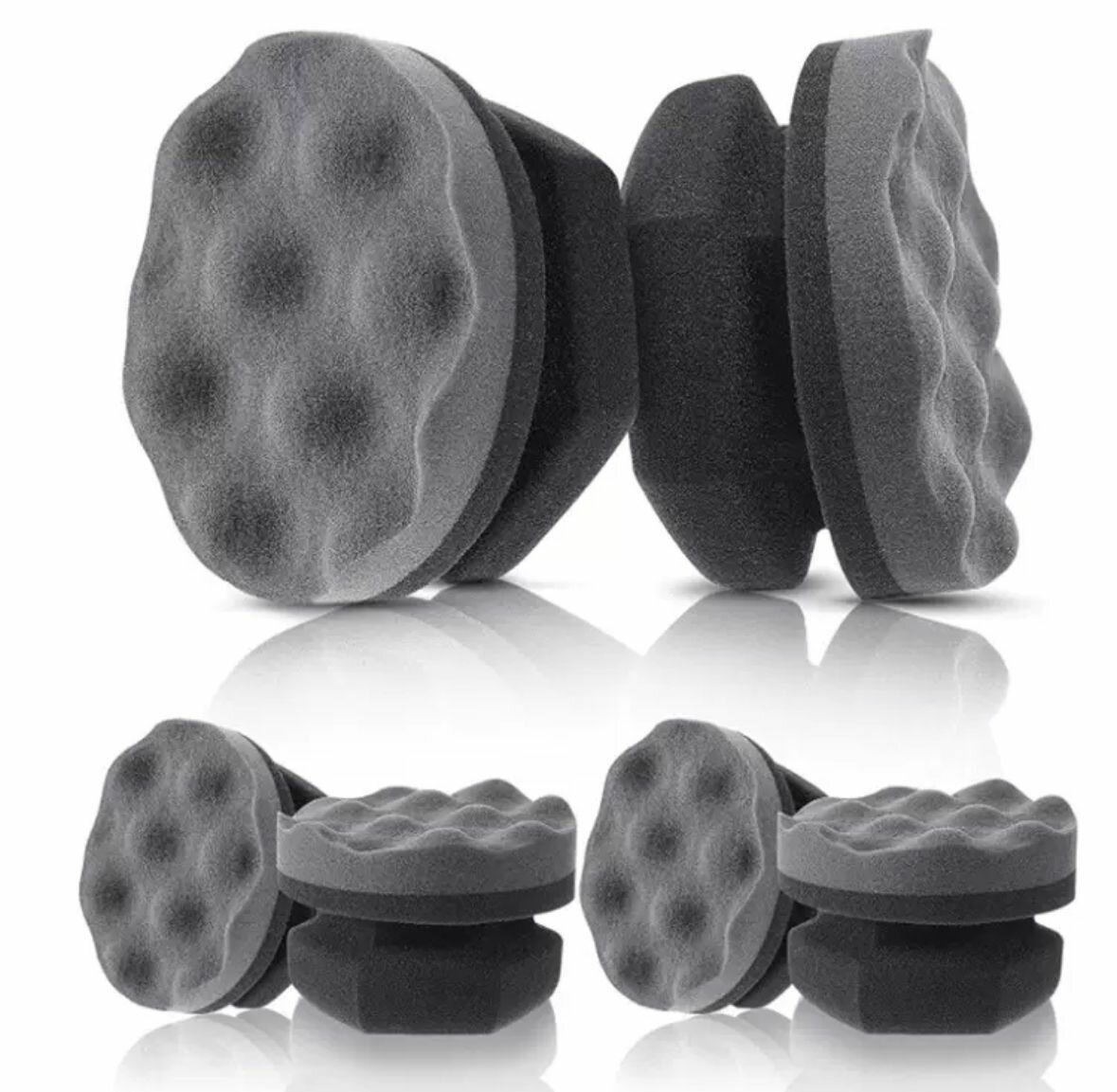 Губка-аппликатор для чернения резины и нанесения полиролей удобный инструмент для ухода за автомобилем