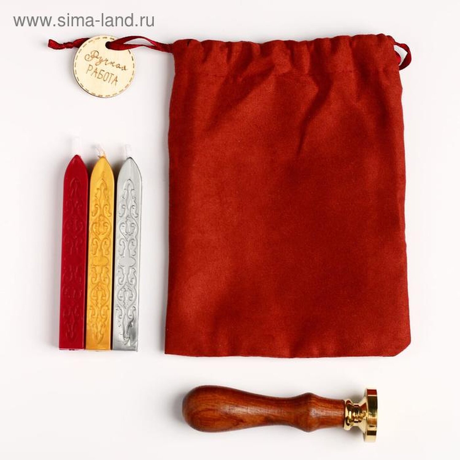 Сургучная печать Дарите Счастье "Снежинка", размер 10 х 16 см