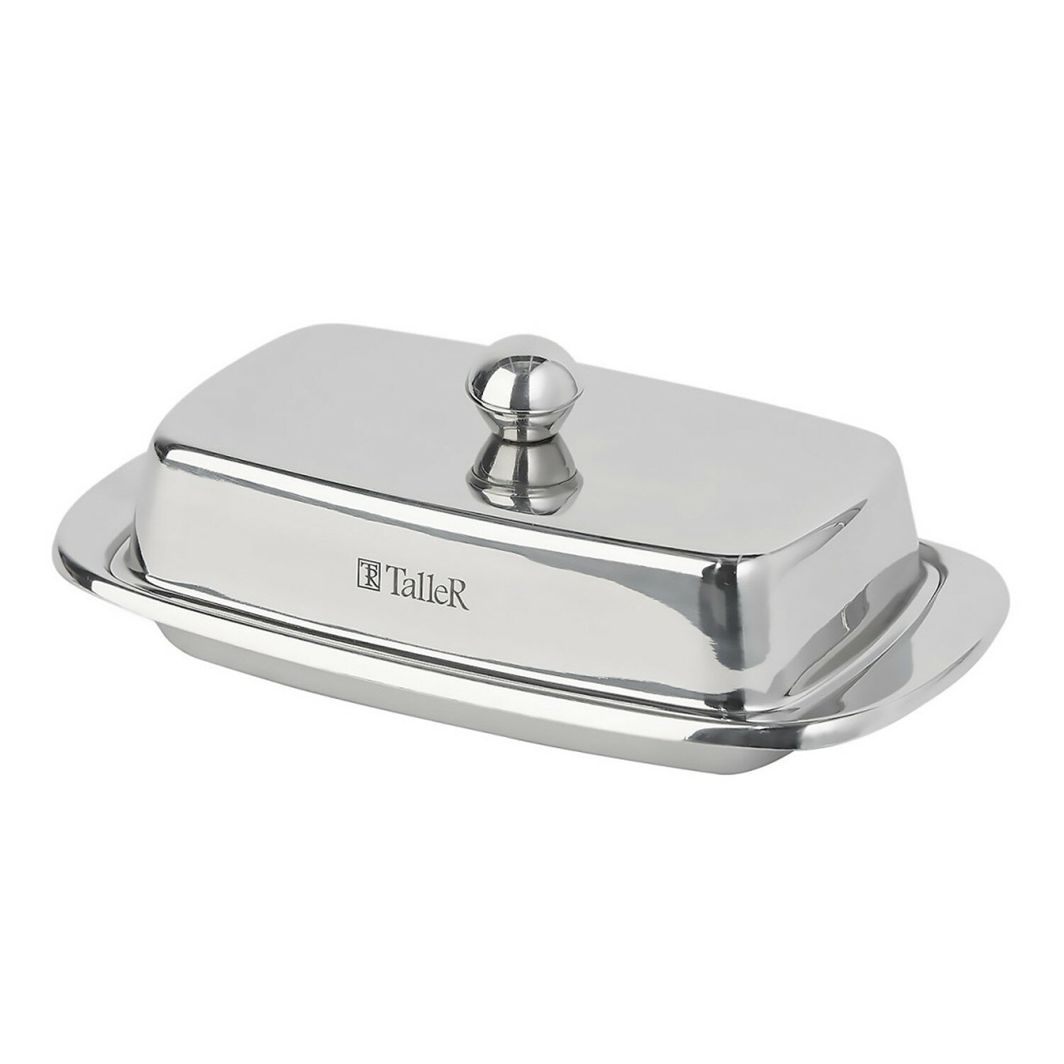 TalleR Лейн Масленка из нержавеющей стали Сталь - стильная кухонная посуда