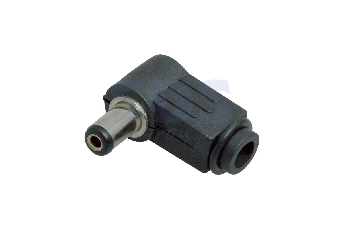 REXANT разъем питания DC штекер 2,1x5,5 мм угловой, набор 50 шт, 14-0312