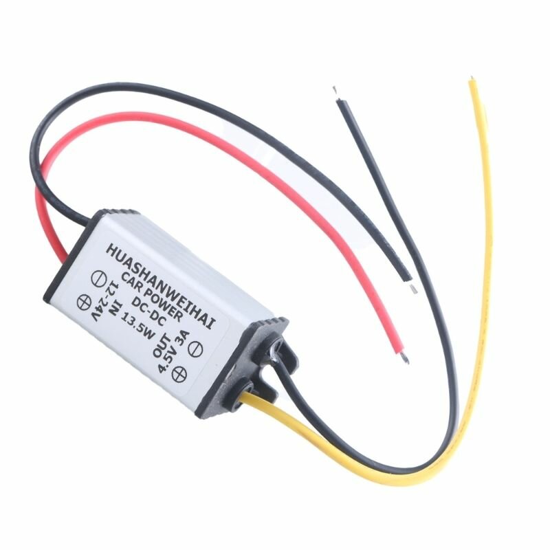 Двусторонняя розетка в алюминиевом корпусе от 12 В 24 до адаптера питания 4.5V3A