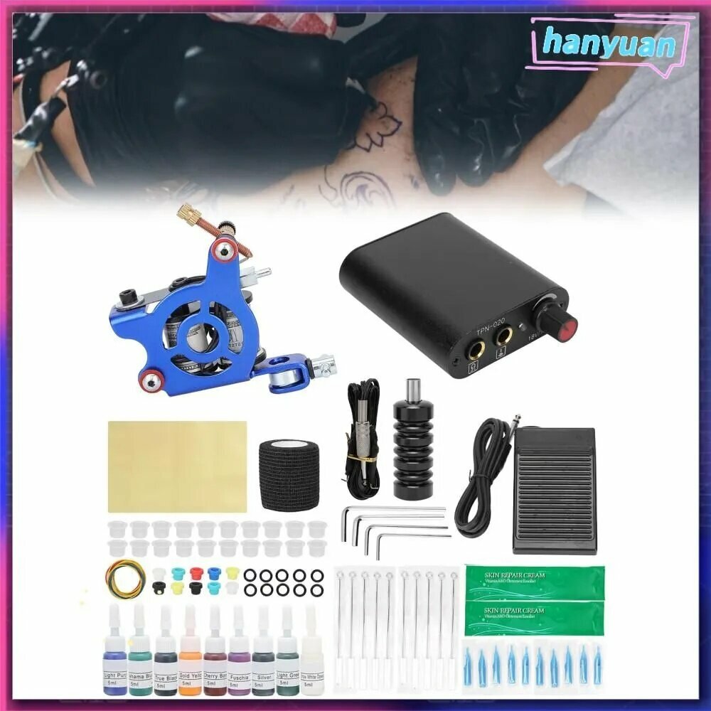 Полный комплект татуировки, точные изображения, удобен для новичков и опытных мастеров