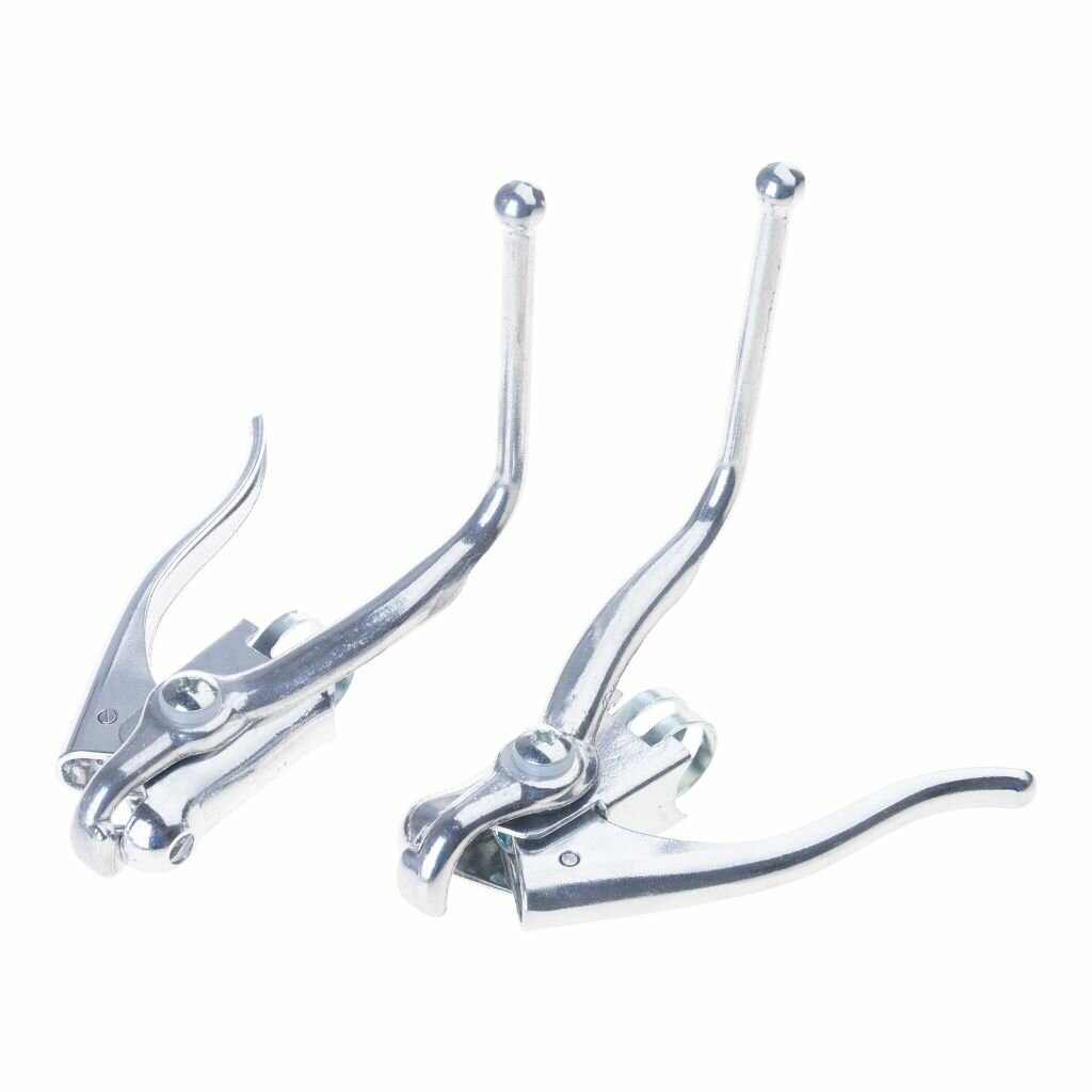 Двойная тормозная ручка dex highway, изгиба вспомогательного тормоза, управления-алюминий натурального цвета