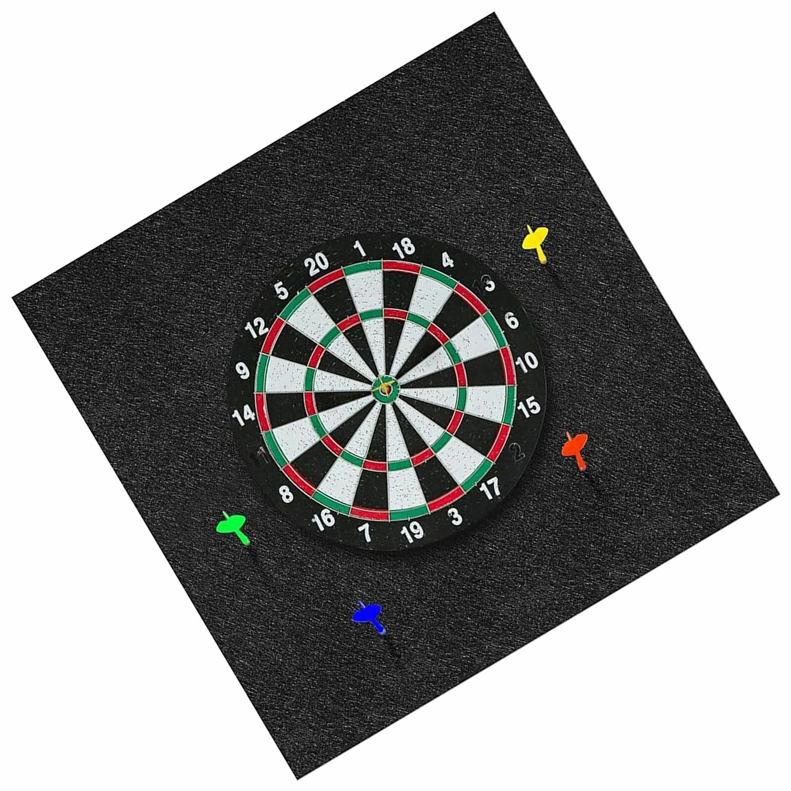 Защитная подложка для дартса из войлока и пробки проста в установке