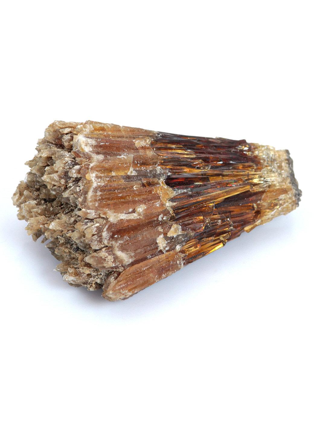 Друза кристаллов Янтарный Кальцит, натуральный камень/минерал, 50-100 г