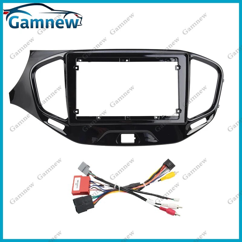 9-дюймовый адаптер для автомобильной рамы, декодер коробки Canbus, Android, радиоприемник, комплект панели для Lada Vesta 2015-2023