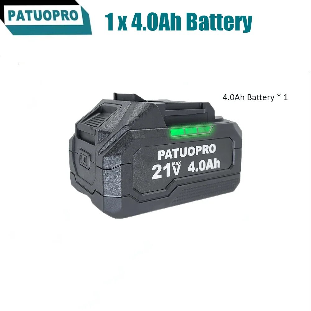 Аккумуляторная батарея PATUOPRO 2.0-6.0 Ah для Makita 18 В 1 x 4.0Ah Battery