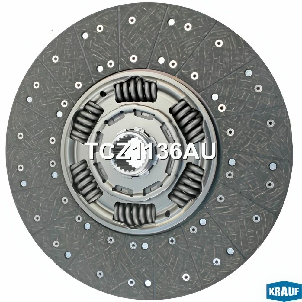 Диск сцепления ведомый, для Скания, G арт TCZ1136AU