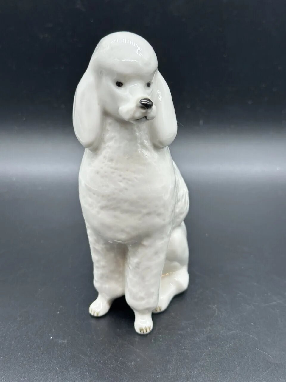 Статуэтка Пудель фарфор Афз Россия шикарный