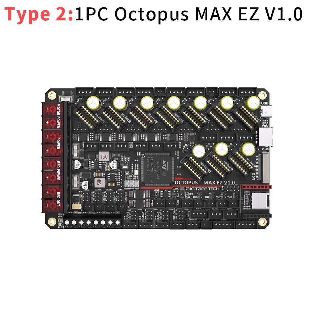 BIGTREETECH Octopus MAX EZ V1.0 материнская плата для 3D-принтера Type 2
