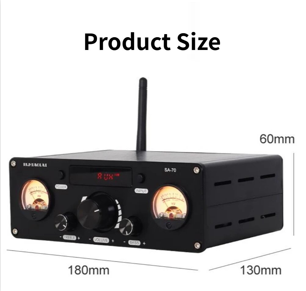 Аудиоусилитель YJHiFi SA-70 2.1, 500 Вт, EU Plug
