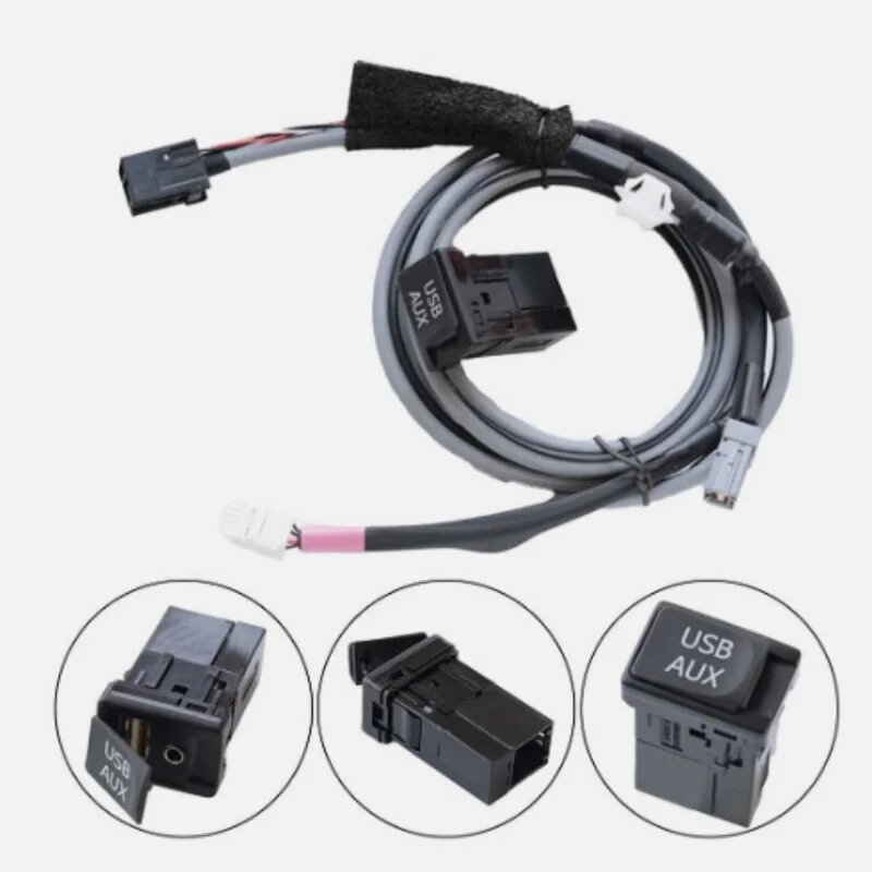 Автомобильный аудиоадаптер USB AUX интерфейса для кабеля Toyota AUX 86190-0R010 86190-06030