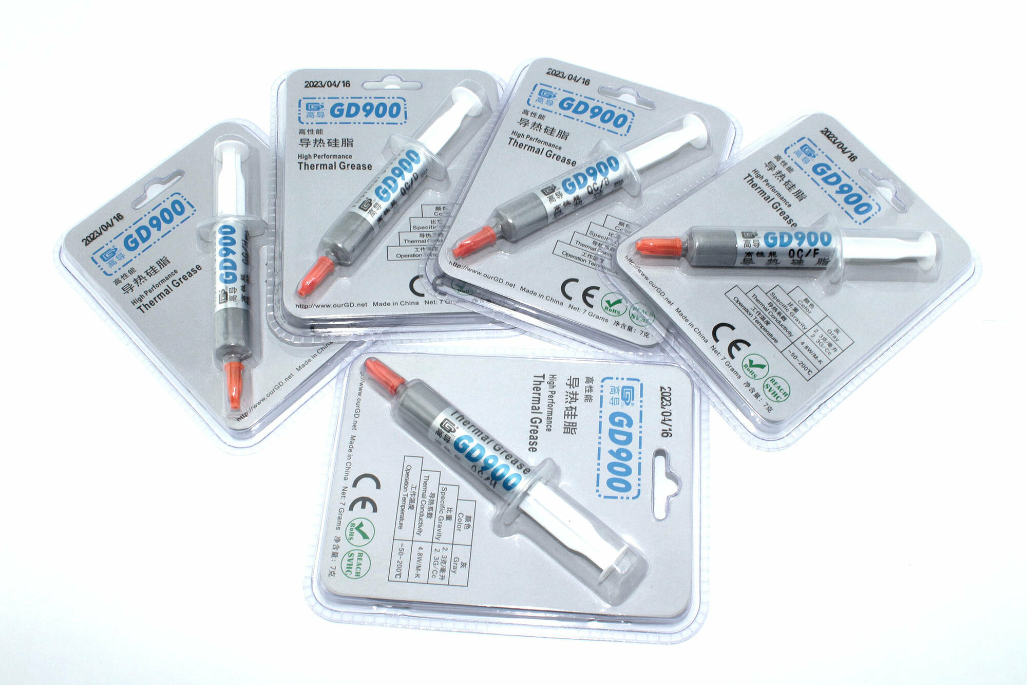 Термопаста GD900 BR7 7 грамм блистер 5 шт