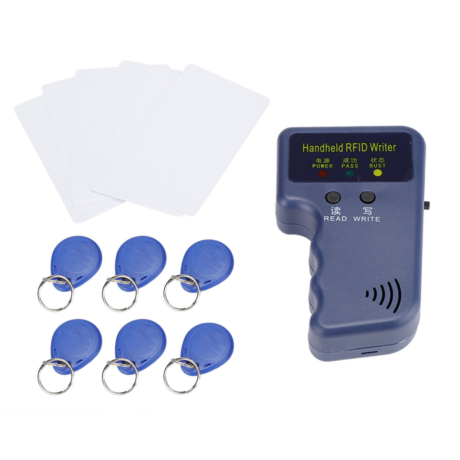 125 кГц 5W Управляющая идентификационная карта Автор копиер Duplicator Reader с ключом и картой