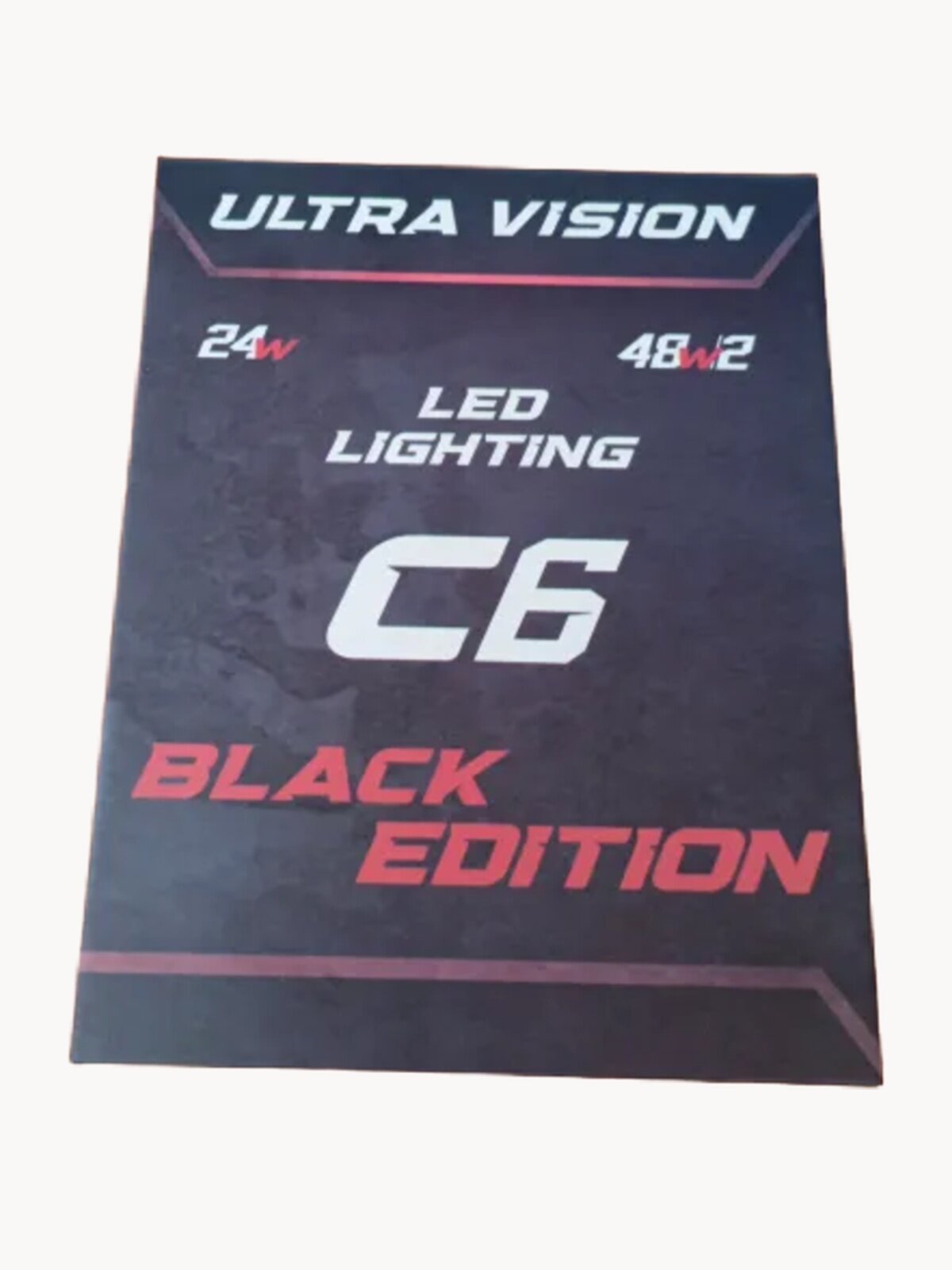 Светодиодные автомобильные лампы H4, C6 Original Black Edition, Белый свет 6500K, Комплект 2 шт