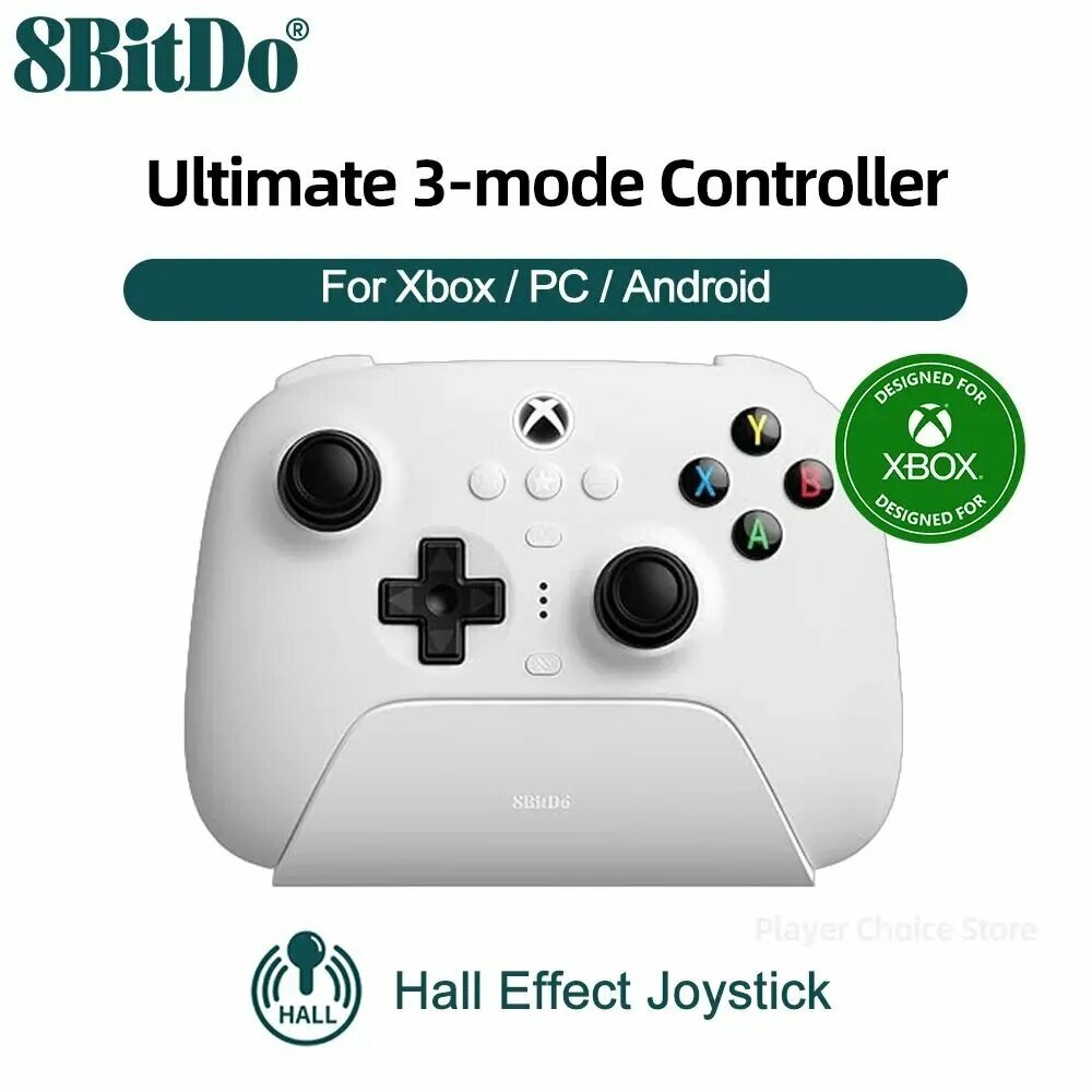 Геймпад 8BitDO Ultimate, с контроллером, для ПК, Xbox series X/S/One, Windows, Android