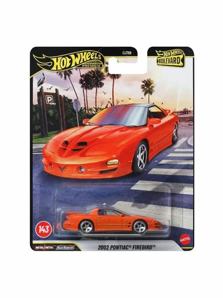 Машинка Mattel Hot Wheels Premium 1/64 GJT68 02 Pontiac Firebird