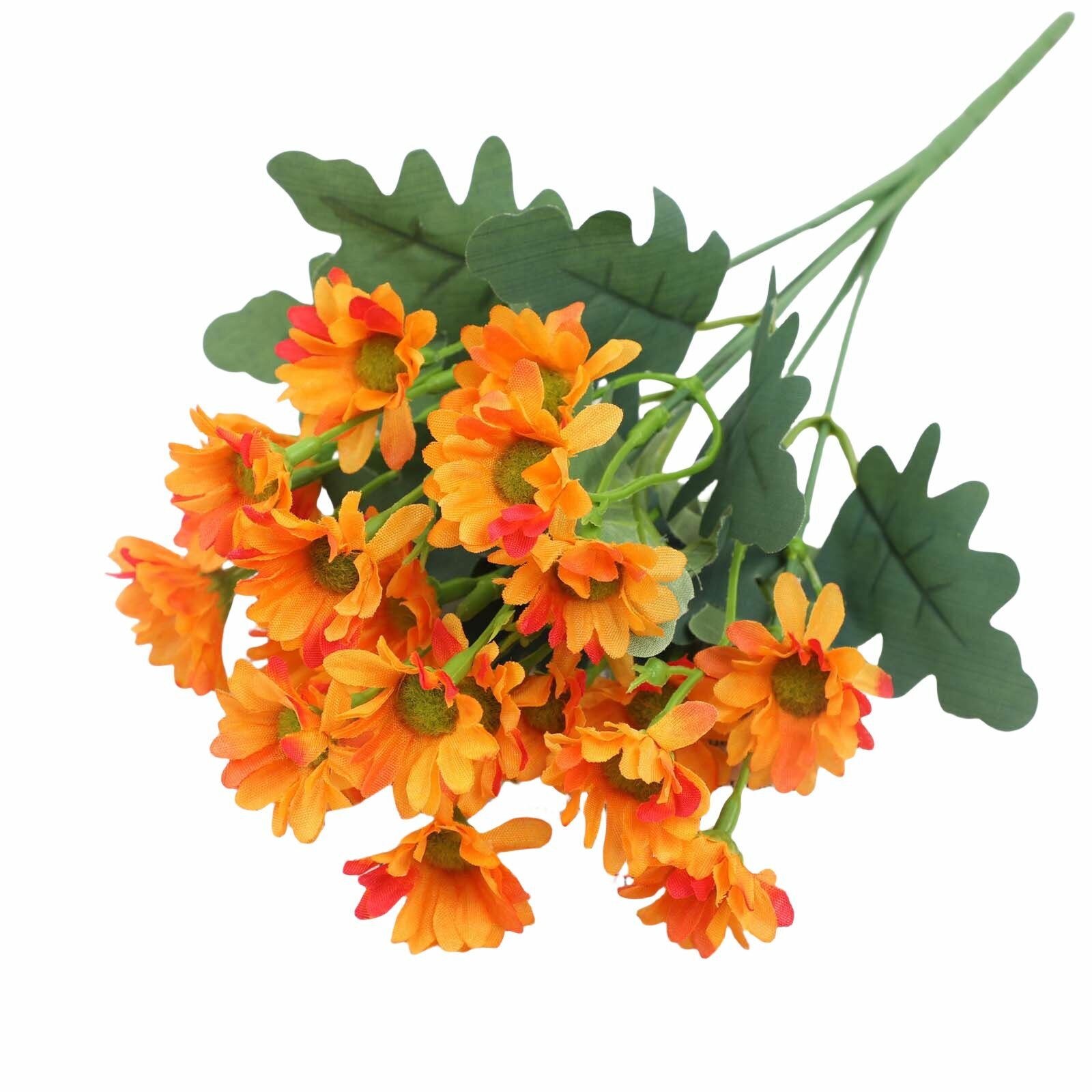 Искусственные цветы ромашки, 5 пучков, из шелка и пластика