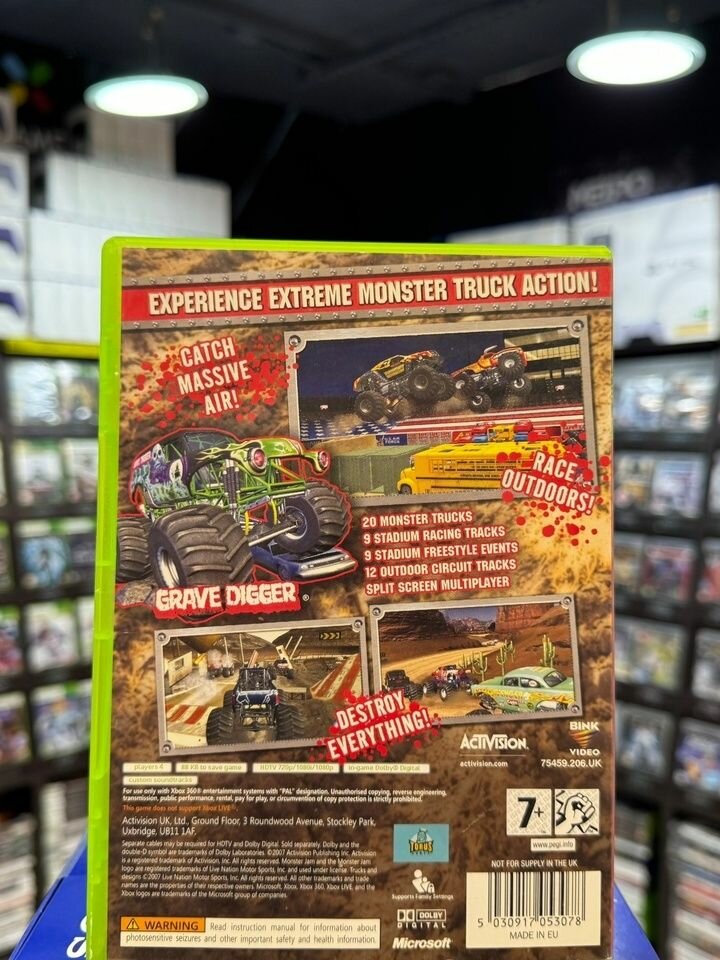 Игра Monster Jam (Xbox 360) (Box) — фото 1