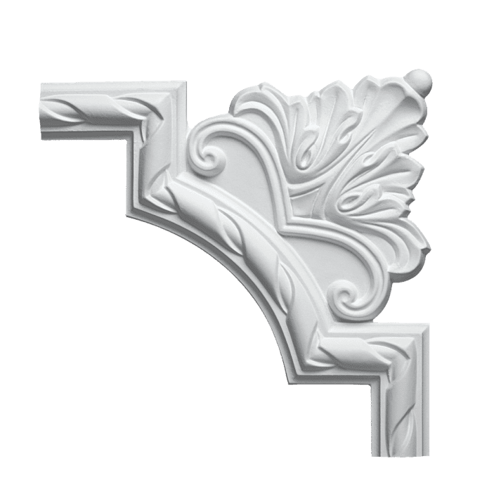 Угловой Элемент Европласт Лепнина 1.52.292 Ш255хВ255хТ19 мм.