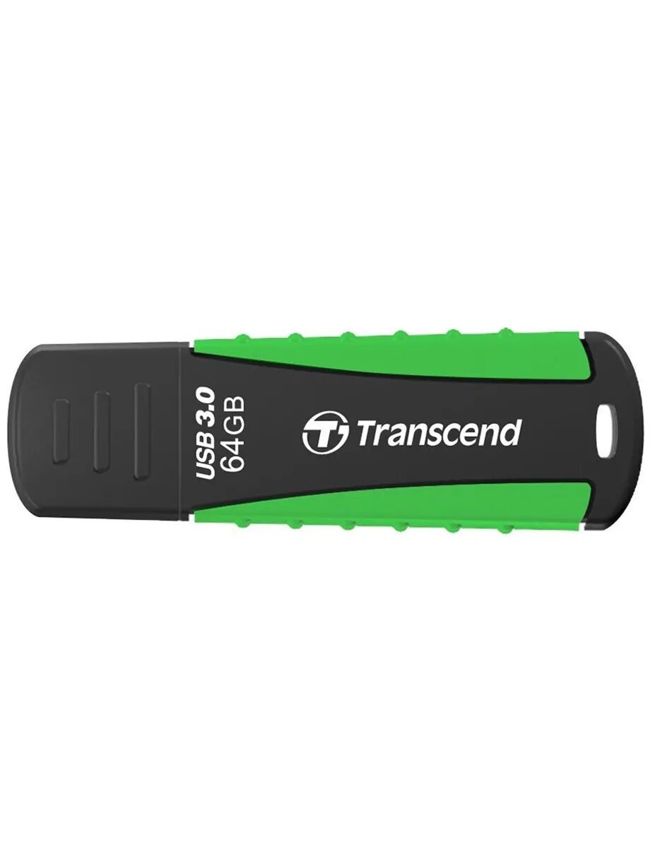 Накопитель USB 3.0 64GB Transcend JetFlash 810 TS64GJF810 черный/зеленый