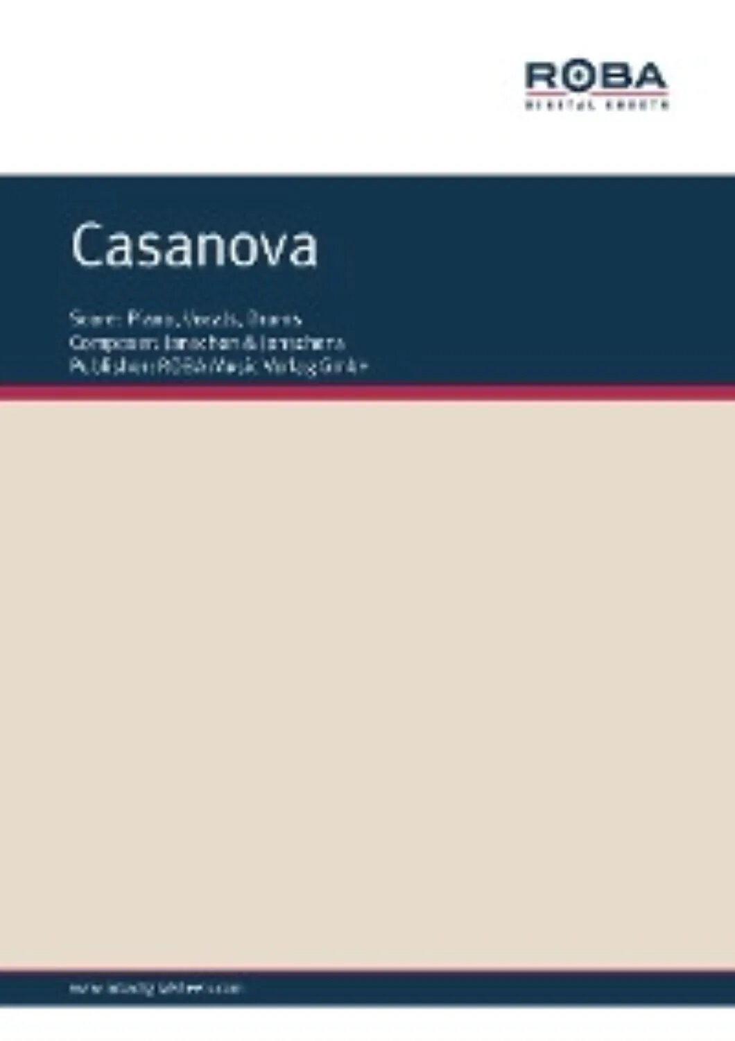 Casanova [Цифровая книга]